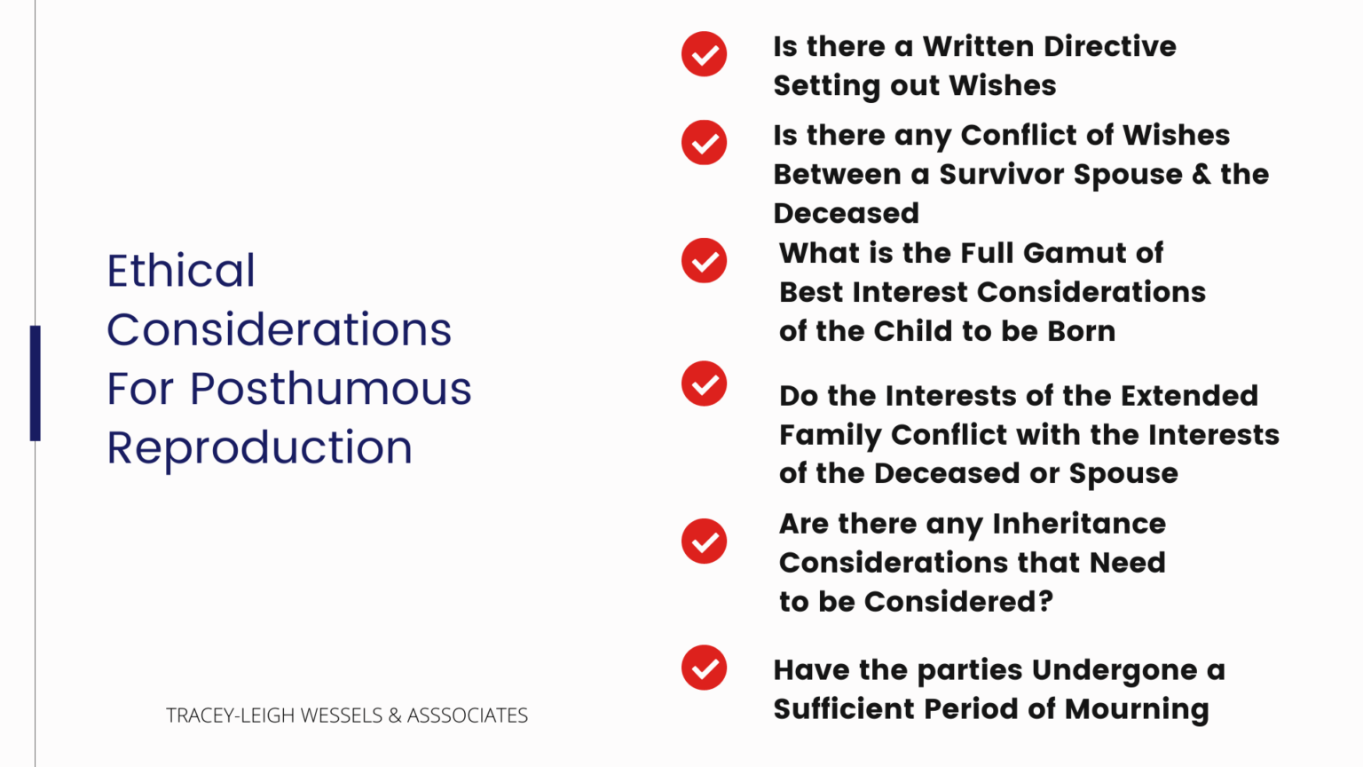 ETHICAL CONSIDERATIONS - TRACEY-LEIGH WESSELS