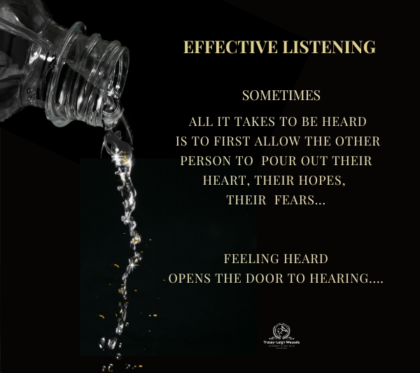 BEING HEARD - A UNIVERSAL NEED IN CONFLICT